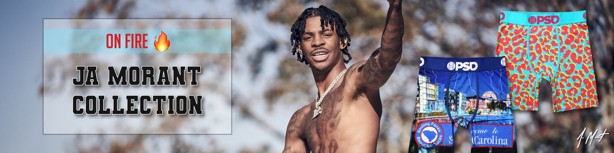 JA MORANT 聯名系列 – PSD Underwear 台灣官方網站｜Wear Your Life